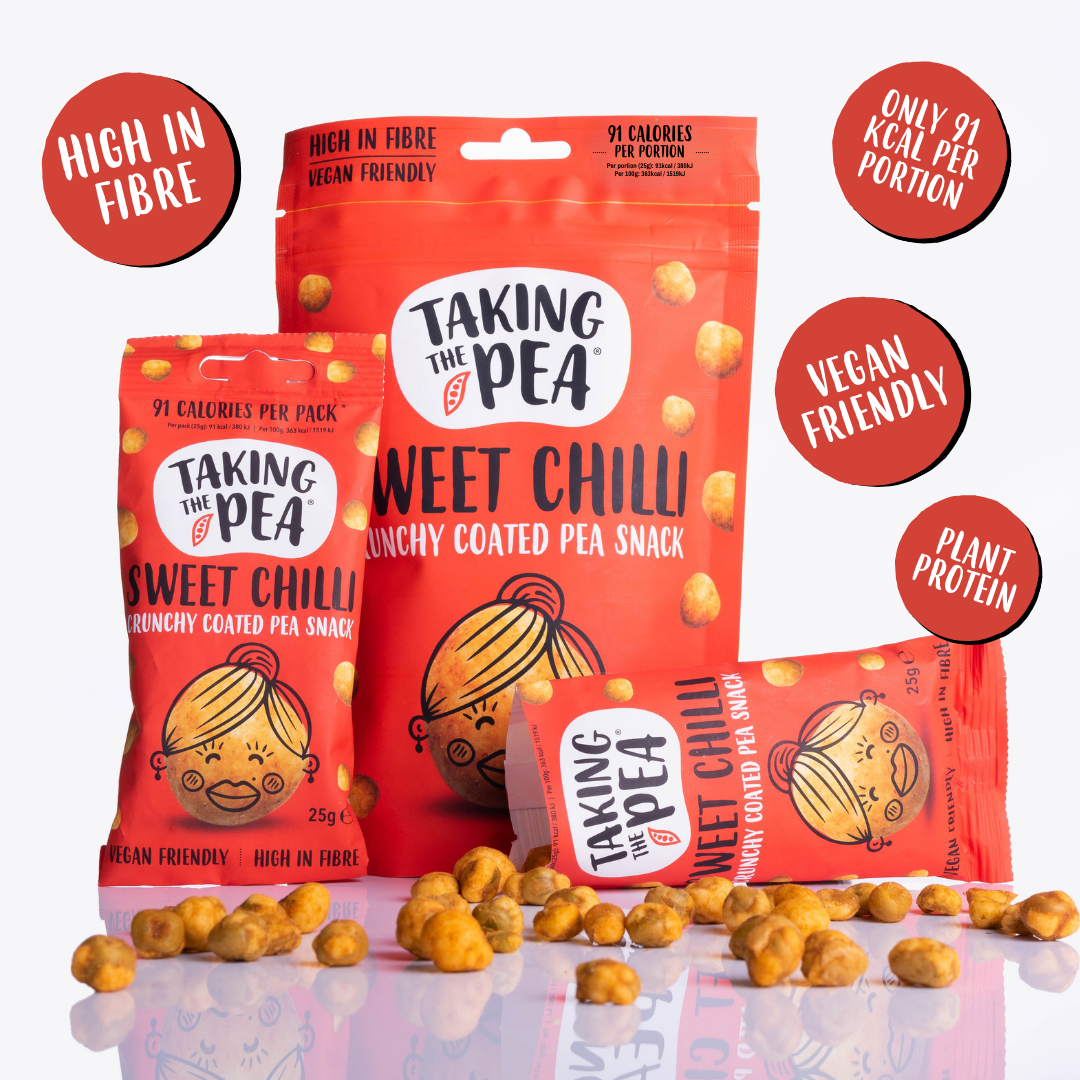 Sweet Chilli Sharing Bags (7 x 125g) – Taking the Pea