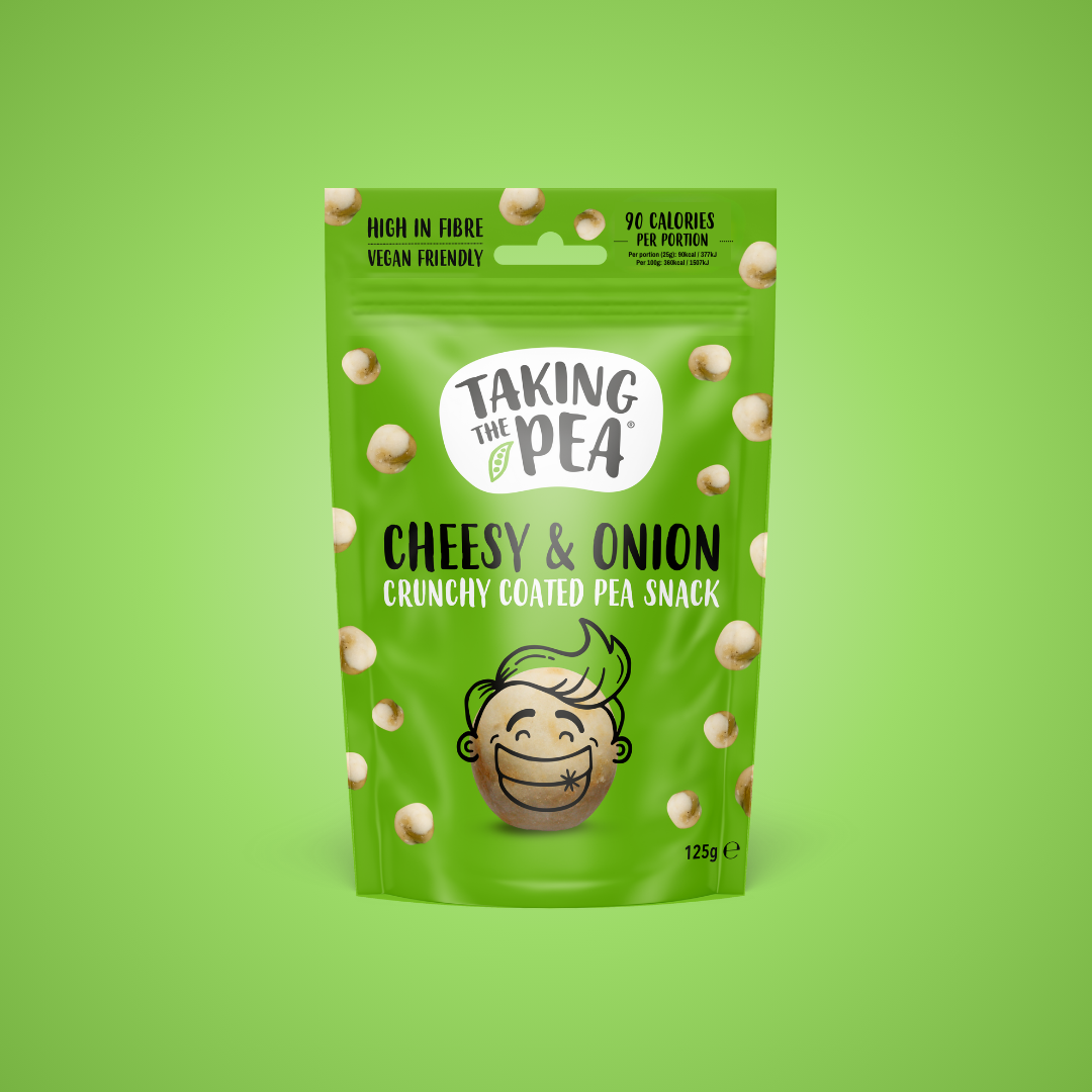 Cheesy Peasy & Onion Sharing Bags (7 x 125g) – Taking the Pea