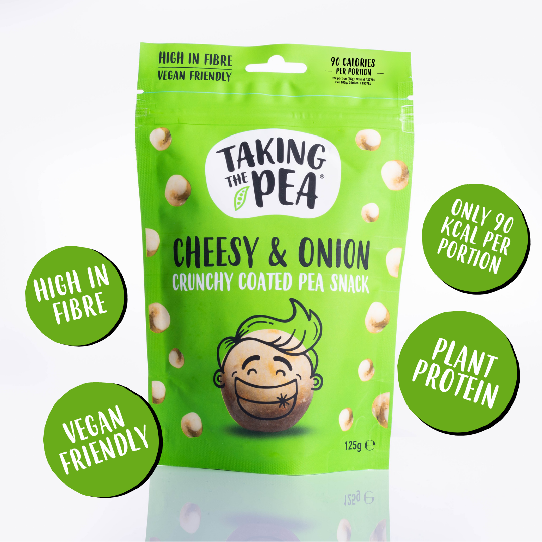 Cheesy Peasy & Onion Sharing Bags (7 x 125g) – Taking the Pea