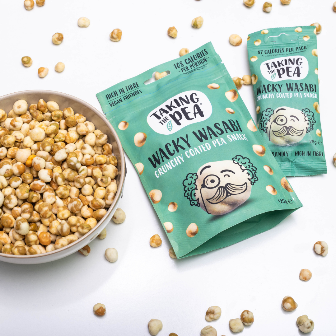 Wacky Wasabi Sharing Bags (7 x 125g) – Taking the Pea